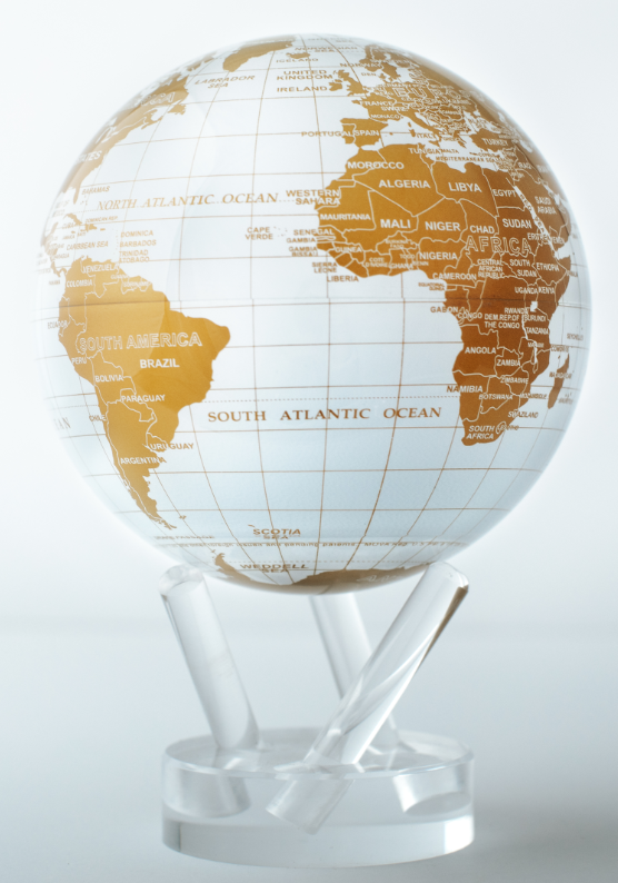 Mova Earth With Clouds Self Rotating Globe | 68travel