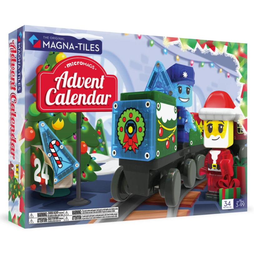 Magna-Tiles Advent calendar 34 parts - magnetic kit for children from 3 ...